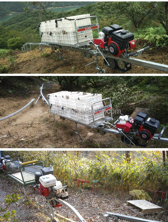 self-propelled orchard mountain monorail transport hill transporter