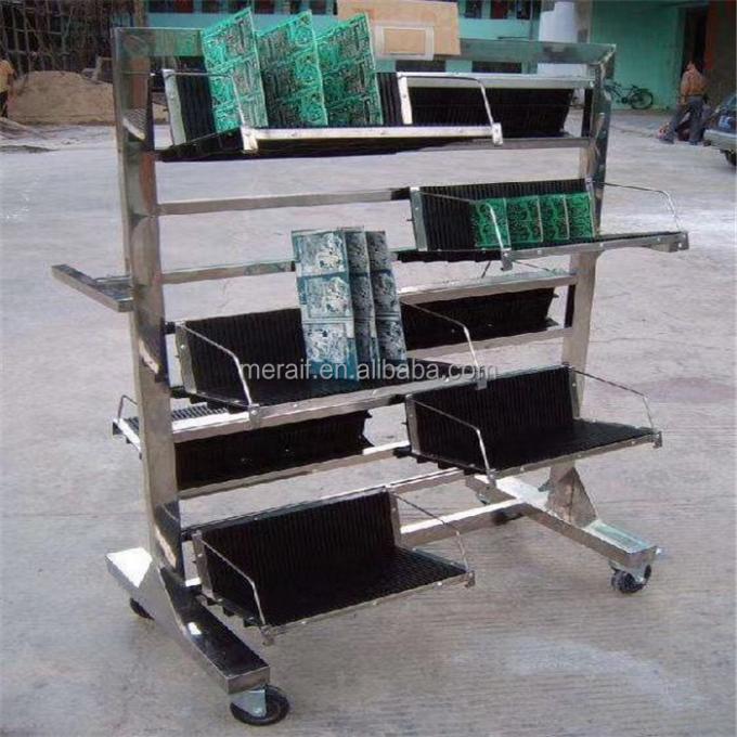 SMT Antistatic PCB storage trolley ESD PCB Circulation Cart ESD PCB Trolley